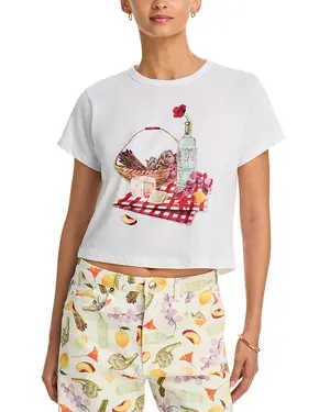 Aqua Picnic Graphic Tee