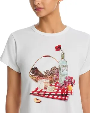 Aqua Picnic Graphic Tee