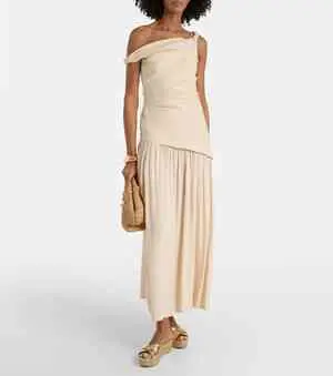 JIMMY CHOO Leda Espadrille Wedges - Gold