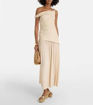 JIMMY CHOO Leda Espadrille Wedges - Gold