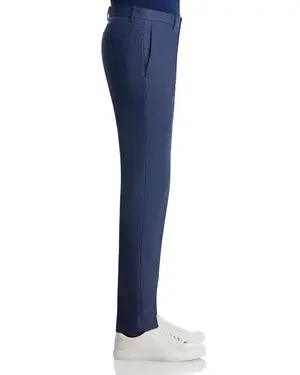 Theory Mayer Linen & Wool Slim Fit Suit Pants - Dark Blue