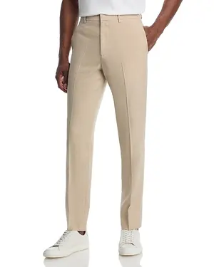 Theory Mayer Linen & Wool Slim Fit Suit Pants - Tan