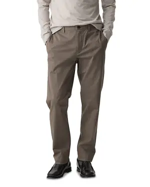 Theory Zaine Pants In Moonsoft Cotton - Morel