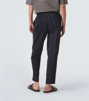 Orlebar Brown Sonoran Striped Cotton Straight Pants