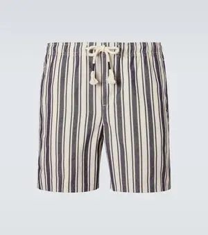 Orlebar Brown Alex Striped Cotton Shorts
