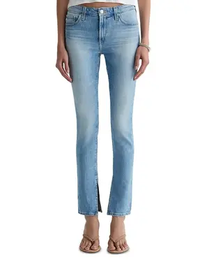 Ag Prima Mid-rise Slim Straight Jeans