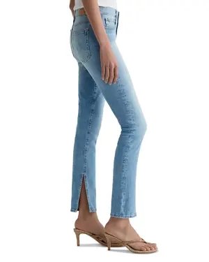 Ag Prima Mid-rise Slim Straight Jeans
