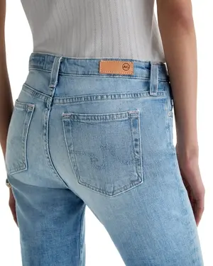 Ag Prima Mid-rise Slim Straight Jeans