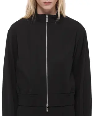 Helmut Lang Gab Bomber Wool Jacket
