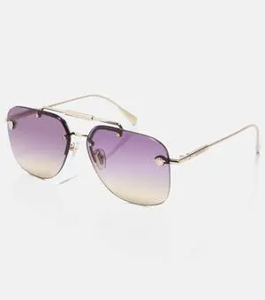 Versace Medusa Aviator Sunglasses