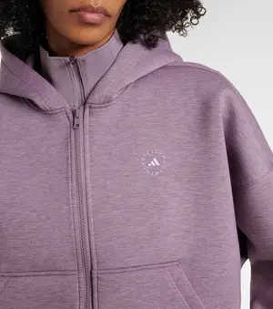 Adidas By Stella McCartney Logo Zip-up Hoodie - Purple