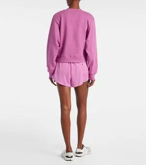 Adidas By Stella McCartney Logo Cotton Sweatshirt - Pink