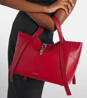 Givenchy The Snatch Medium Leather Top-handle Bag - Red
