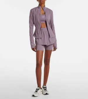 Adidas By Stella McCartney Logo Sports Bra - Purple