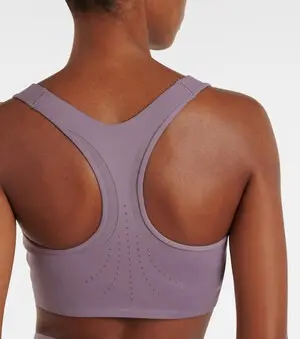 Adidas By Stella McCartney Logo Sports Bra - Purple