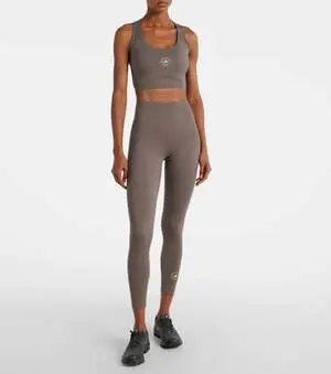 Adidas By Stella McCartney High-rise Leggings - Grey
