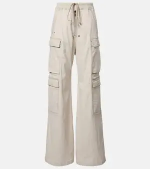 Rick Owens Jumbo Cotton-blend Cargo Pants - Beige