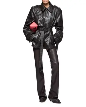 Attico Leather Jacket