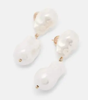 Erdem Drop Pearl Earrings