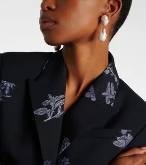 Erdem Drop Pearl Earrings