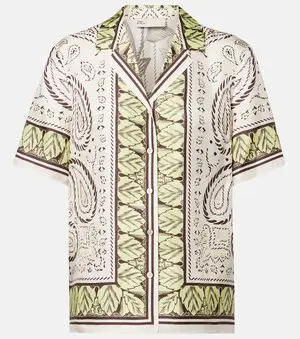 Tory Burch Printed Silk Shirt - Multicoloured