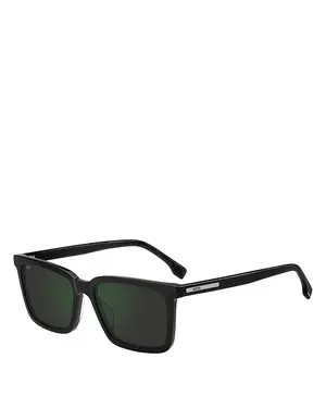Hugo Boss 55mm Rectangular Sunglasses - Black