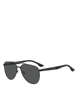 Hugo Boss Pilot Sunglasses, 61mm - Black