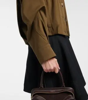 Loewe Cotton And Silk Jacket - Green