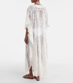 Melissa Odabash Yasin Cotton-blend Lace Beach Dress - White