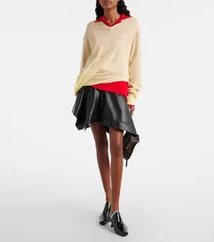 Loewe Cashmere-blend Polo Sweater - Red