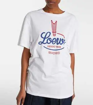 Loewe Logo Jersey T-shirt - White