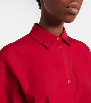 Loewe Cropped Cotton Shirt