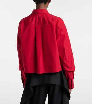Loewe Cropped Cotton Shirt