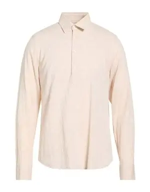 MANUEL RITZ Shirt Size Cotton, Linen - Beige
