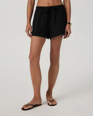Vuori Trestles Twill Tie Short - Black