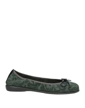 The Flexx Ballet Flats In Suede - Green