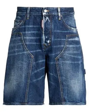 Dsquared2 Denim Cotton Shorts - Blue