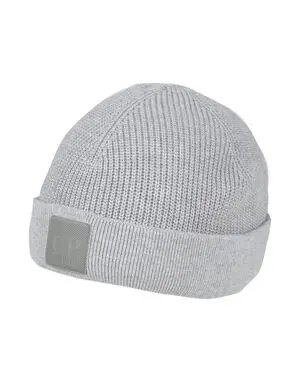 C.P. COMPANY Light Cotton Beanie - Grey