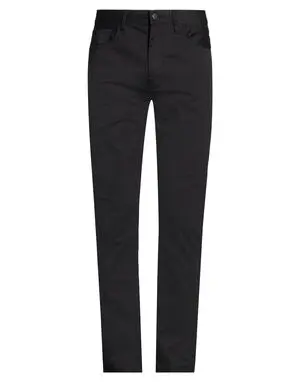 Armani Exchange Tapered Slim-fit Twill Trousers - Black