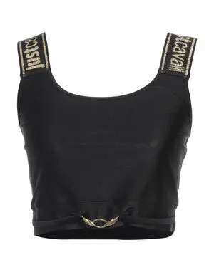 Just Cavalli Metallic Crop Top