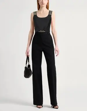 Just Cavalli Metallic Crop Top