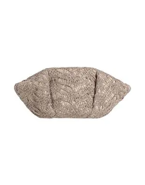 Brunello Cucinelli Knitted Clutch With Shoulder Strap - Beige