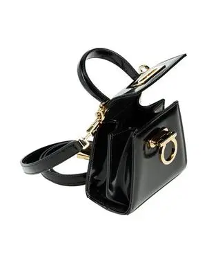 FERRAGAMO Calfskin Mini Handbag - Black