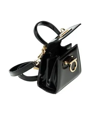 FERRAGAMO Calfskin Mini Handbag - Black