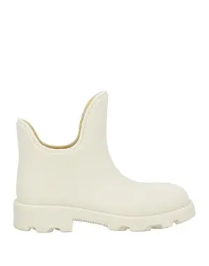 Burberry Plastic Ankle Boots - White