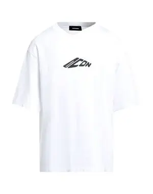 Dsquared2 Man T-shirt White Size Xl Cotton White