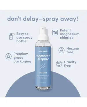M3 Naturals Unscented Magnesium Oil Spray