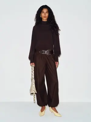 REFORMATION Aven Pant - Brown
