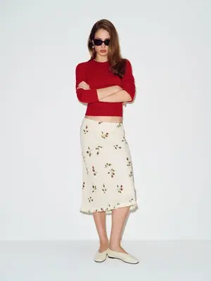 Floral Appliqué Skirts