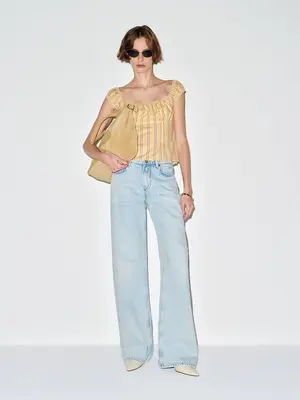 Puff Sleeve Lace Blouses